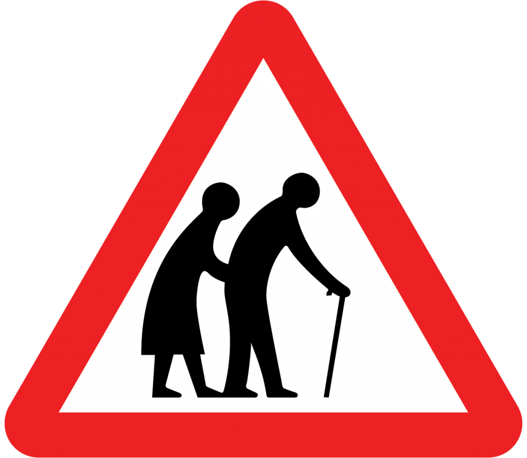 Elderly people crossing sign - Theory Test Elderly people crossing sign - Theory Test