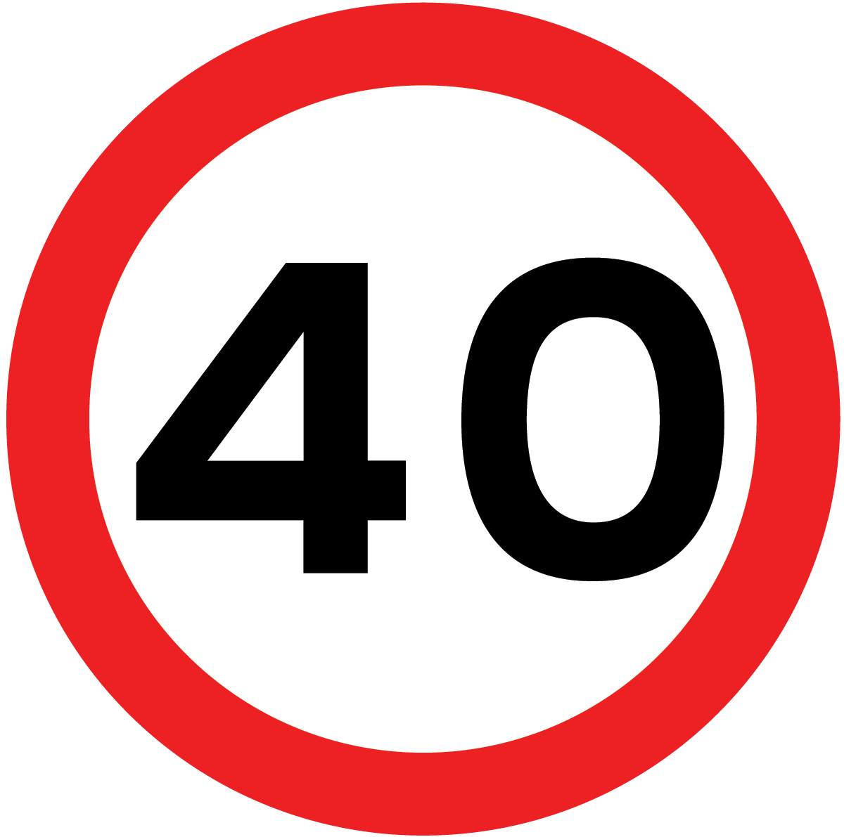 Speed Limit Signs Road And Traffic Signs In The UK